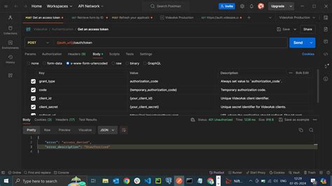 Always Getting Accessdenied Error In Access Token Api Oauthtoken
