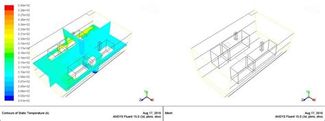 Isothermal Contours Of Temperature And Coordination Of Inlet And Outlet Download Scientific