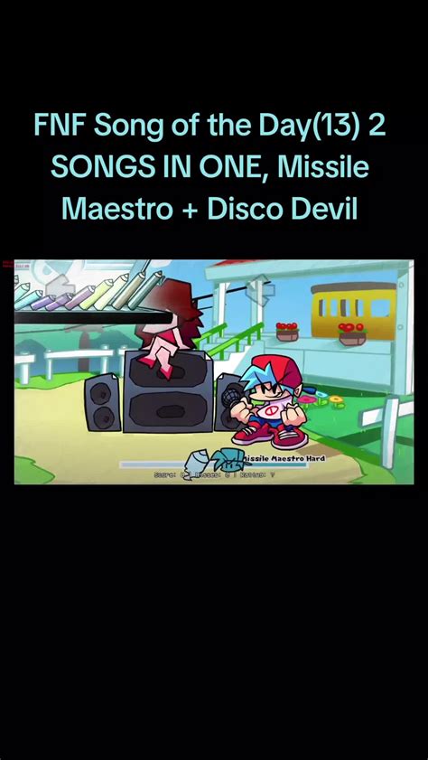 Fnf Song Of The Day Missile Maestro Disco Devil Tiktok