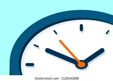 Clock Icon Flat Style Timer On Stock Vector Royalty Free Shutterstock