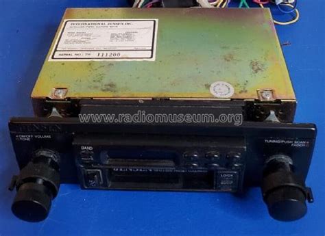 Stereo Cassette Receiver Js 6123b Radio Jensen Radio