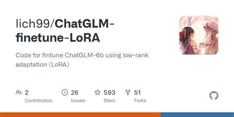 ChatGLM Finetune LoRA Requirements Txt At Main Lich99 ChatGLM