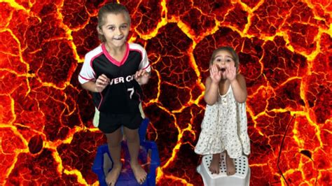 Chloe And Zoey Lava Challenge Youtube