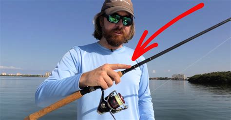 Here Is Where To Grip A Spinning Rod During The Retrieve