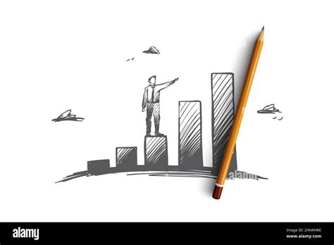 Investments Profit Prospect Business Growth Concept Hand Drawn