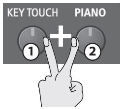 F 20 Changing The Key Of The Keyboard Transpose Roland Corporation