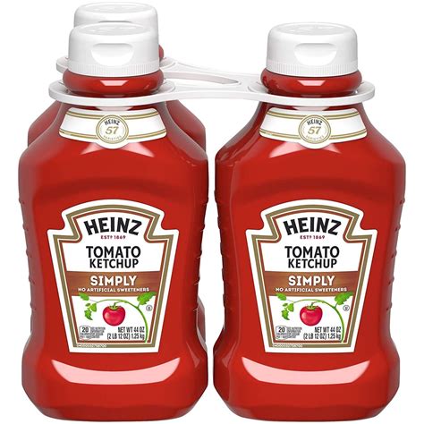 Heinz Simply Heinz Tomato Ketchup 3 Pack 44 Oz Each Buy Now With