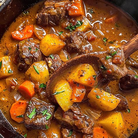 Hearty Beef And Vegetable Stew Recipe