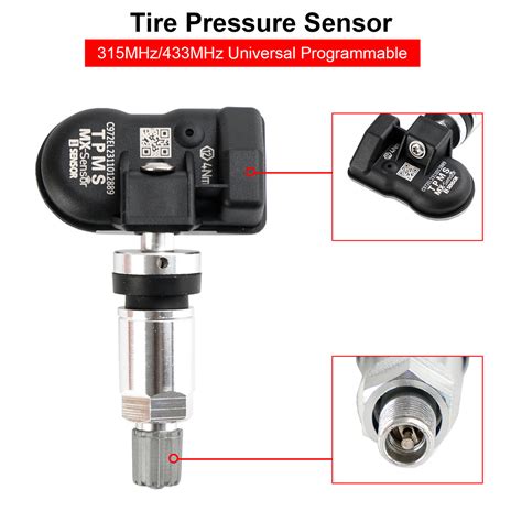 Mx Sensor 315 And 433mhz Programmable Tpms Universal Tire Pressure Sensor