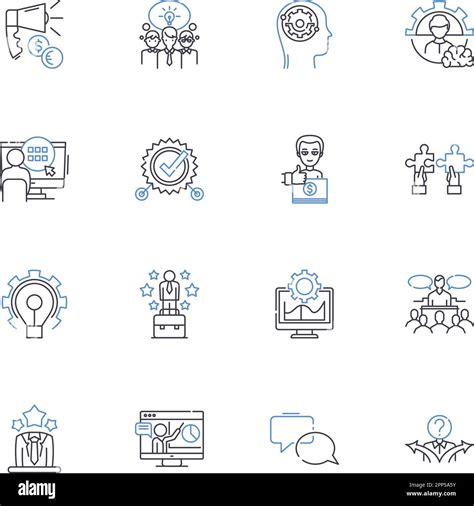 Set Right Line Icons Collection Correct Fix Rectify Adjust Remedy