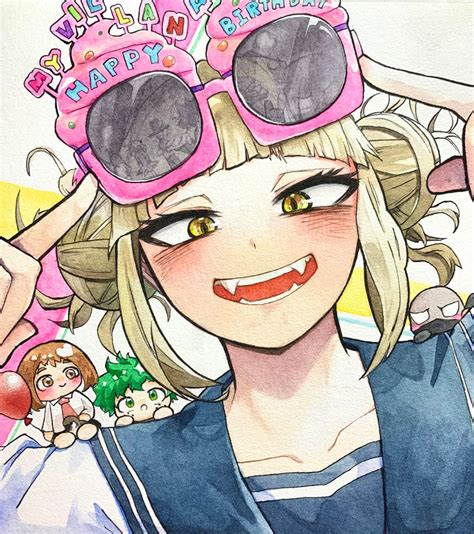 Midoriya Izuku Uraraka Ochaco Toga Himiko And Twice Boku No Hero Academia Drawn By T Hn