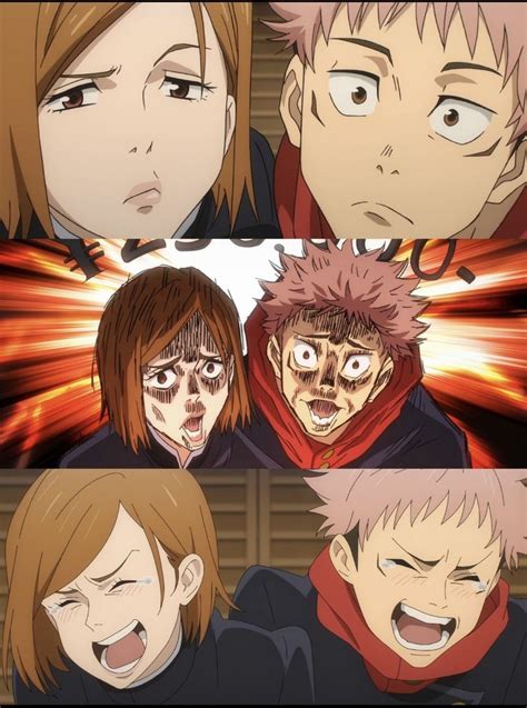 Yuji And Nobara Laughing At Sukuna Nobara Vs Yuji Kugisaki Nobara