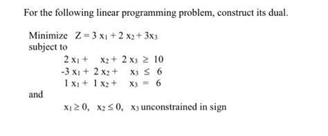 Solved For The Following Linear Programming Problem
