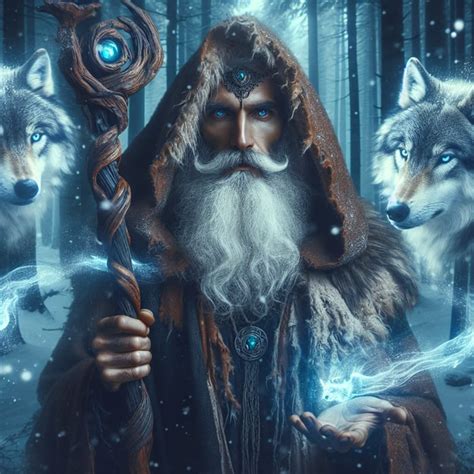 Wolf Wizard A Mystical Journey Through Magic Ai Art Generator Easy Peasyai
