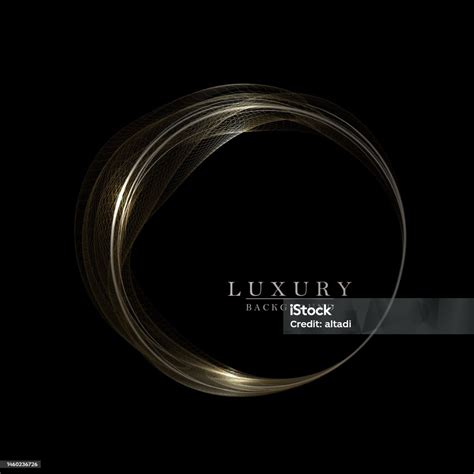 화려한 고립 된 라운드 프레임 검은 배경에 베이지 색 작은 얇은 명주 그물 원형에 대한 스톡 벡터 아트 및 기타 이미지 원형 가장자리 1위 Istock