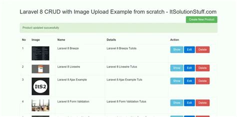 Laravel Crud With Image Upload Tutorial Danatec