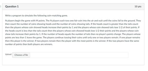 Solved For C Write A Program To Simulate The Following