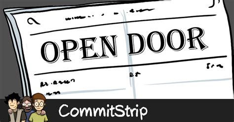 Open Door Commitstrip
