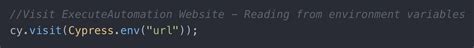 Working With Cypress Configurations And Environment Variables
