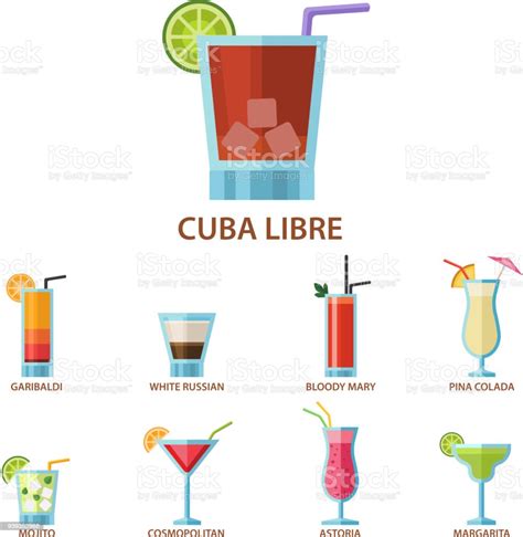 알콜 칵테일 과일 차가운 음료 열 대 다국적 신선도 수집 및 파티 알코올 달콤한 데 킬 라 벡터 일러스트 레이 션의 설정 감귤류 과일에 대한 스톡 벡터 아트 및 기타 이미지