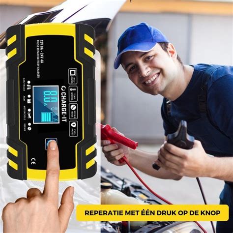 Acculader 12v 24v 6 Ah 150ah Druppellader Acculader Voor Auto Motor Scooter Boot Bol