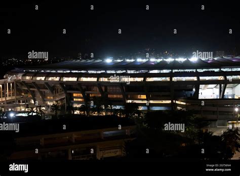 Rio Brazil July 10 2021 External Side Of The Maracana Stadium By
