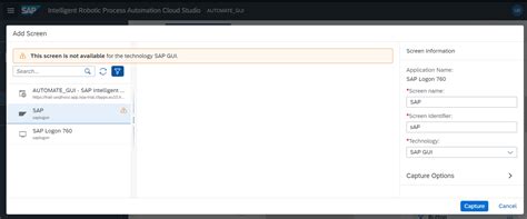 Solved SAP GUI Screen Capturing Issue In SAP IRPA 2 0 Clo SAP Community