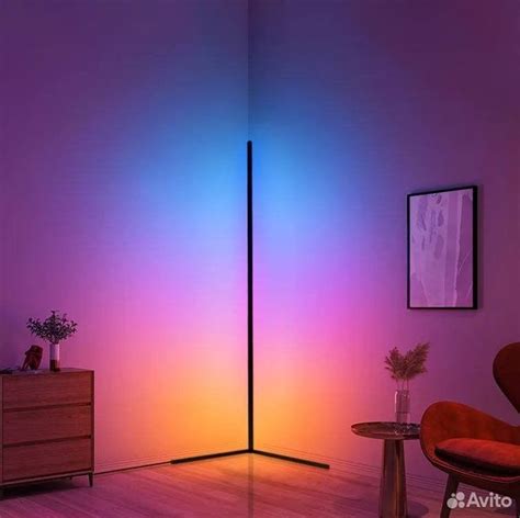 Скандинавский угловой Rgb светильник лампа купить в Москве с доставкой Товары для дома и дачи