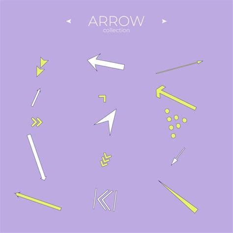 Premium Vector Colorful Arrows Arrows Colorful Set Arrow Logo Concept Curly And Wave Orientation