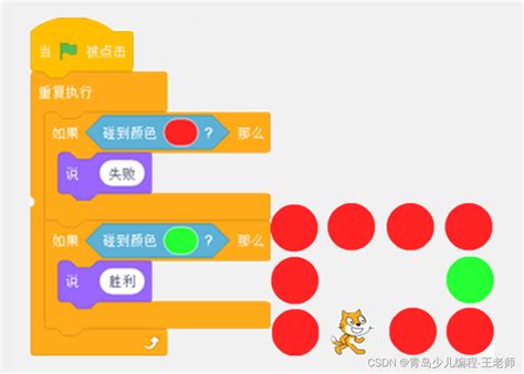 scratch软件编程等级考试二级——20200319 点猫侦测不能更换积木 csdn博客