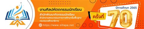 งานศิลปหัตถกรรมนักเรียนระดับเขตพื้นที่การศึกษา สพป หนองคาย เขต 2 ครั้งที่ 70 ปีการศึกษา 2565