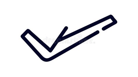 Bold Check Mark Icon Confirmation And Task Completion Vector Design Generative Ai Stock Vector