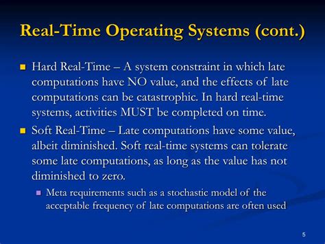 PPT Real Time Operating Systems QNX PowerPoint Presentation Free Download ID 5184224