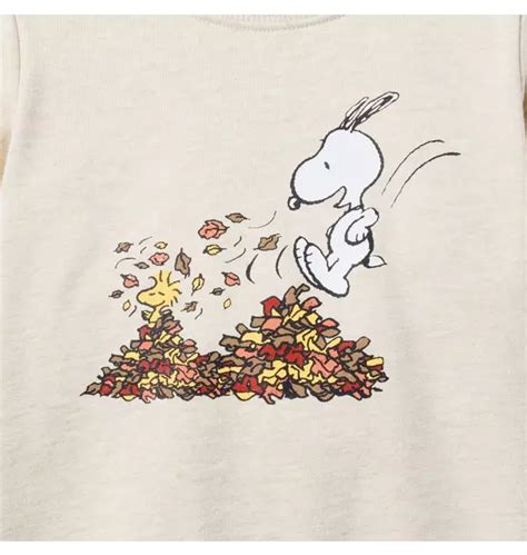 Girl Nutmeg Cream Heather Peanuts Snoopy Sweatshirt By Janie And Jack