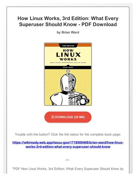 Pdf How Linux Works 3rd Edition What Every Superuser Should Know By Brian Ward By Bahringerich