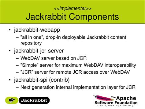 Ppt Up To Speed With Java Content Repository Api And Jackrabbit