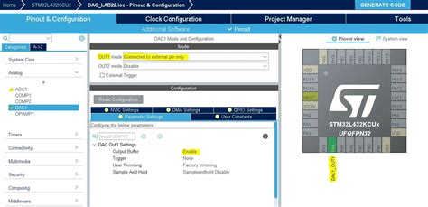 Stm32 Dac Tutorial Example Hal Code And Analog Signal Genreation