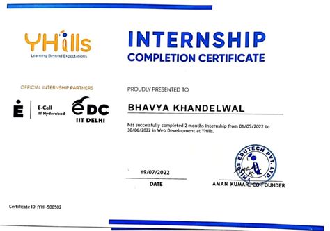 Bhavya Khandelwal On Linkedin Project Internship Webdevelopment