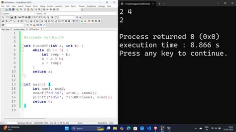 Coding Hcf Mathinprogramming Problemsolving Day39 Learningjourney C Sagar Das Baniya