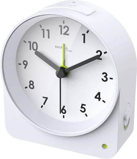 Technoline Modellz Réveil à Quartz Avec Trotteuse Silencieuse Sans Tic