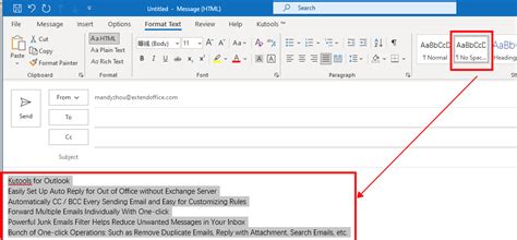 How To Remove Double Line Spacing In Outlook