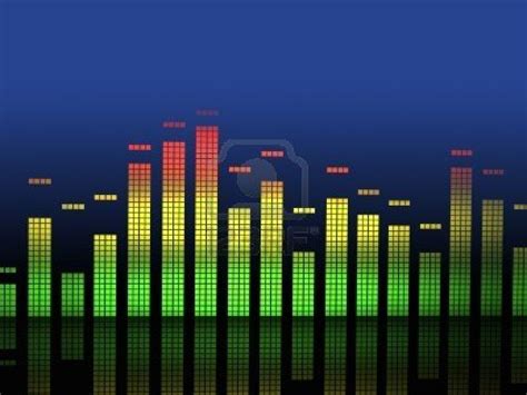 Spectrogram And Audio Equalizer Illustration