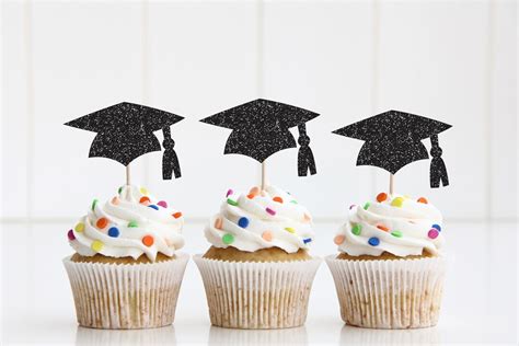 Graduation Cupcake Toppers 2023 Cupcake Toppers Class Of