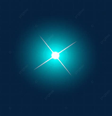 Light Source Png Picture Blue Light Source Effect Element Blue Gradient Light Source Png