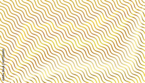 Gold Waves Seamless Curvy Pattern Simple Wavy Line Seamless Pattern Background Abstract Modern