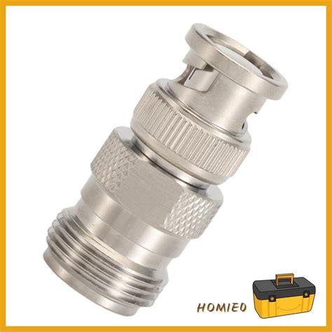 Homie Bnc ถึง N Coax Connectors Rf อะแดปเตอร์โคแอกเชียลเสาอากาศ Bnc ชายกับ N ประเภทหญิง Shopee