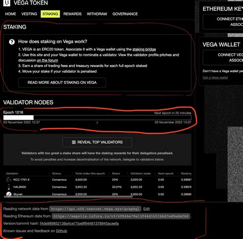 Tidy Up Staking Page To Visually Prioritise The List Of Validators · Issue 1951 · Vegaprotocol