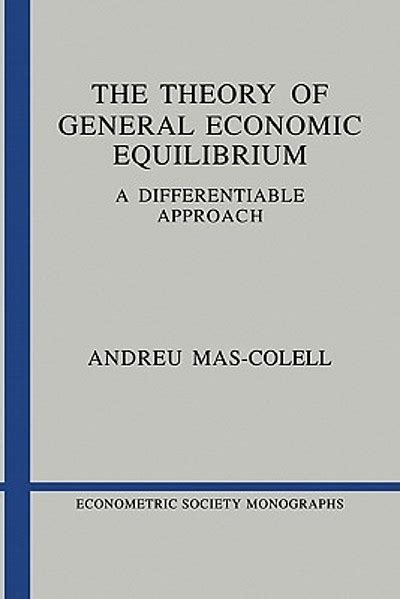 the theory of general economic equilibrium a differentiable approach