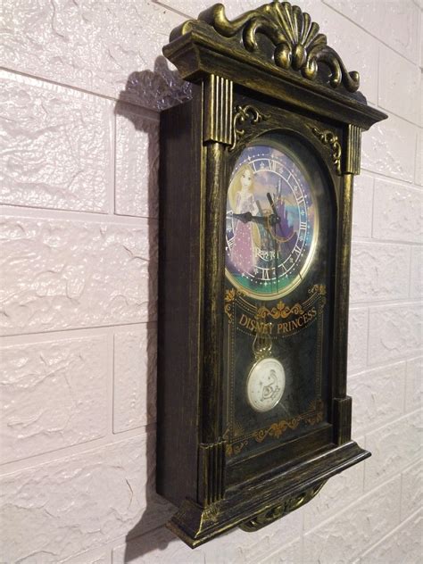 Wall Clock Rapunzel W Swinging Pendulum On Carousell