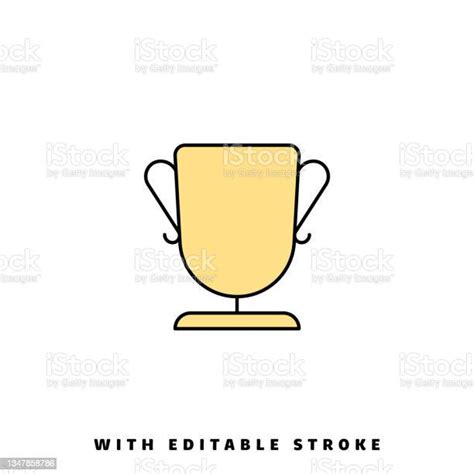 편집 가능한 스트로크가 있는 플랫 라인 아이콘을 수상합니다 0명에 대한 스톡 벡터 아트 및 기타 이미지 0명 1위 Championship Istock